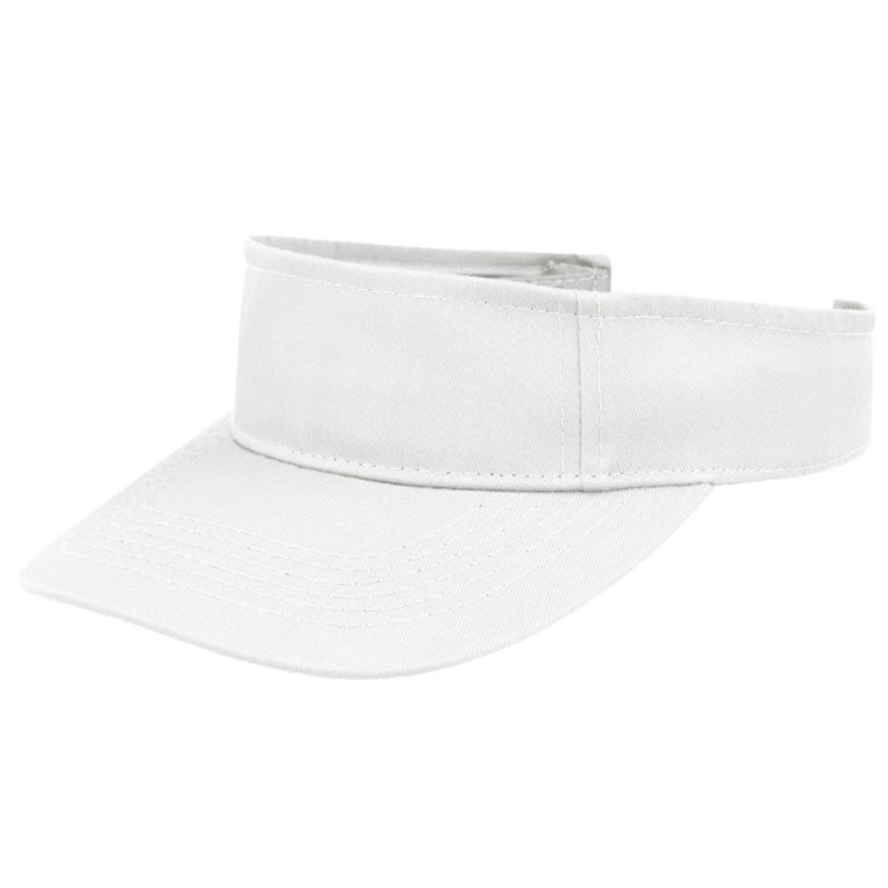 WHITE SUN VISOR – CAP GUYS